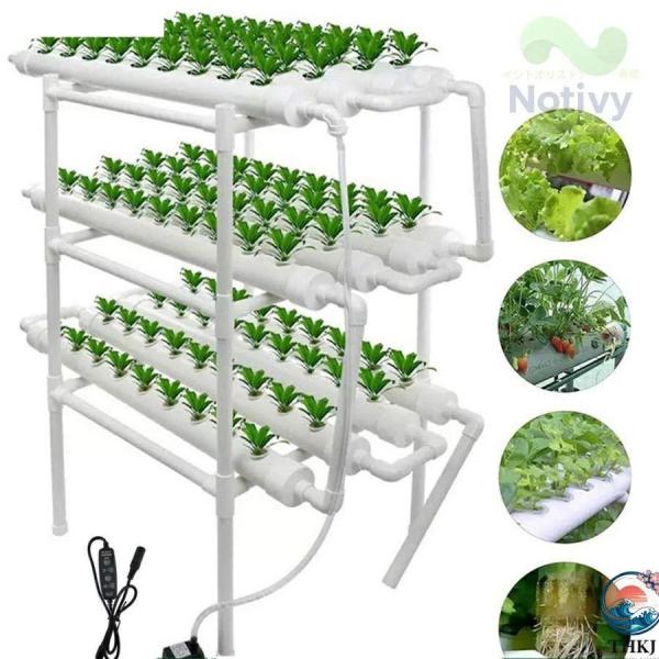水耕栽培キット 野菜 栽培キット すいこう栽培キット 室内 いちご 家庭菜園 水耕栽培セット プランター 108穴
