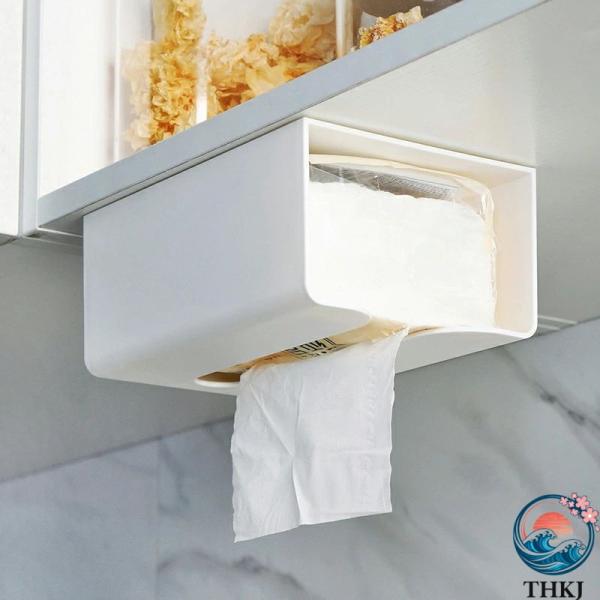3 色 創造的で簡単な耐久 プラスチック非穿孔された非印 ステッカー 引出し ペーパータオルホルダー ペーパーホルダーカバー ペーパーホルダー トイレ タオルハ