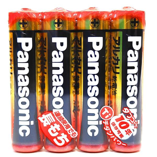 ■2028-5期限のものより出荷していますご注意・・・・配送方法にクリックポストを選択された場合のみ送料無料です・送料無料【以外】の商品と同時購入された場合は送料が別途かかります単4アルカリ乾電池【4本】・パナソニック / Panasoni...