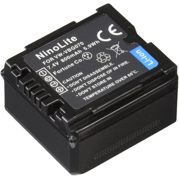 ●対応機種(Panasonic)HDC-TM30, SDR-H80, NV-GS500●電池タイプLi-Ion●公称電圧/容量7.4V / 800mAhカメラ本体で残量表示が可能です。●充電純正充電器、互換充電器のどちらでも充電が可能です。...