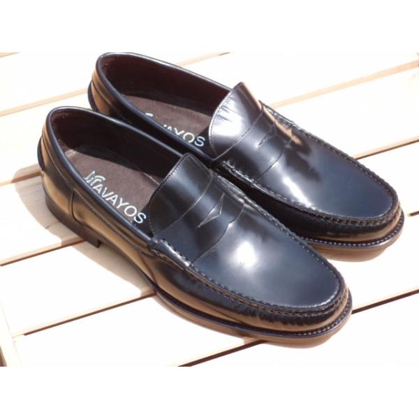 NAVAYOSローファー定番のアメリカン・ローファーですがイタリアのセンスが加味され洗練された仕上がりです。　ソールもレザーナバヨス イタリア製* サイズ交換は可能ですので　まずは室内でご試着下さい（お客様からご返送時の送料はご負担下さい　...