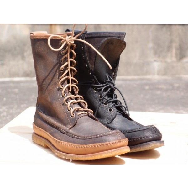 セッキアリミケーレ（プントピグロ）レースアップブーツロングなので　存在感バツグンですブーツインで履いてもOKです表面はアンティーク加工を施し、個性的な仕上がりですブラック、ブラウンの２色をご用意しました全高約２４．５ｃｍ、カカトはは１．７ｃ...