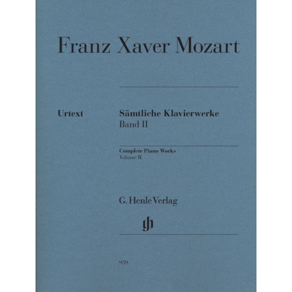 ピアノ 楽譜 F.X.モーツァルト | ピアノ作品全集　第2巻 | Samtliche Klavierwerke Band II |