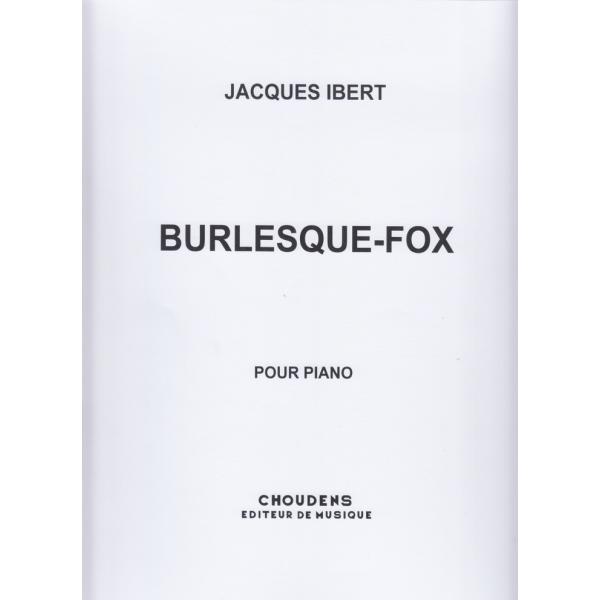 ピアノ 楽譜 イベール | ブルレスケ＝フォックス | Burlesque Fox *POD | 手書き譜、2ページ