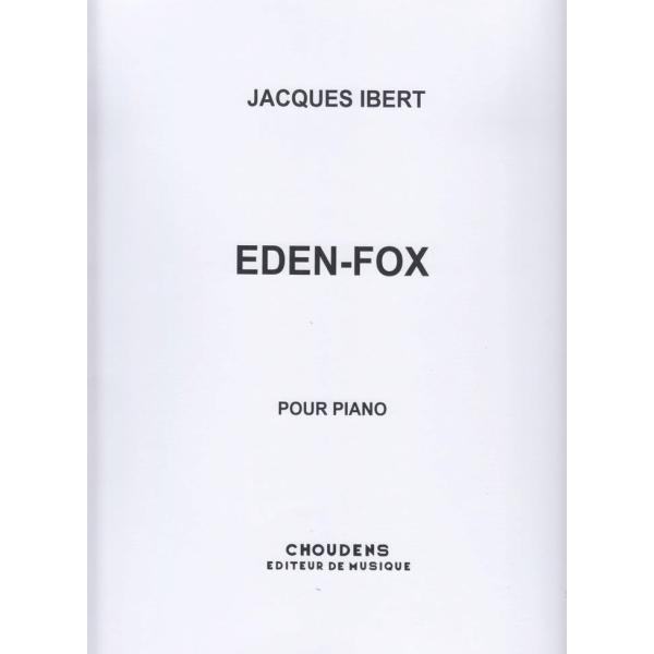 ピアノ 楽譜 イベール | エデン＝フォックス | Eden Fox *POD | 手書き譜、1ページ。