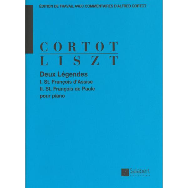 ピアノ 楽譜 リスト　コルトー | 2つの伝説 （コルトー校訂版） | 2 legendes [Cortot] | オーギュスト・マンジョと共に、今や世界で最も有名な音楽学校のひとつとなったパリ・エコール・ノルマル音楽院を創立したアルフレッ...