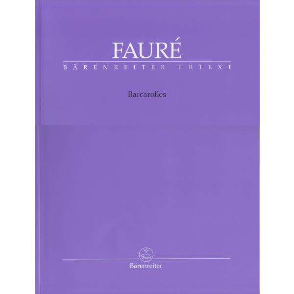 ピアノ 楽譜 フォーレ | 舟歌集 | Barcarolles | さざ波や、水しぶきのきらめきを思い起こさせるような美しい旋律が特徴的。1番から13番の間には40年の月日が流れているので、フォーレの時代がどう移り変わったのか、時代と共に彼...