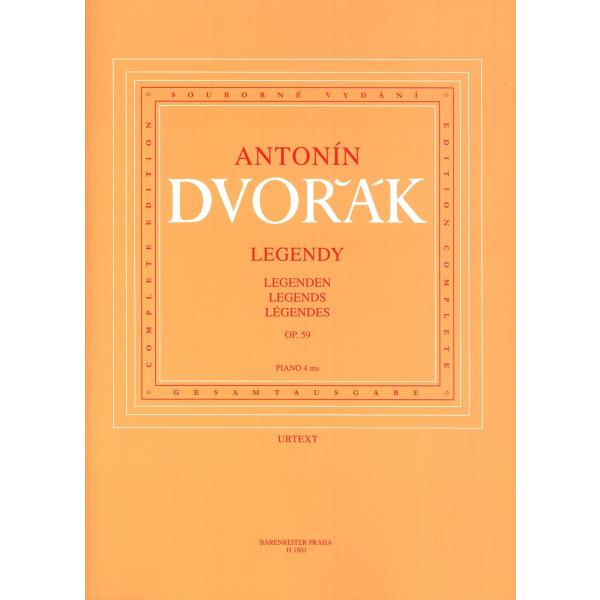 ピアノ 楽譜 ドヴォルジャーク | 伝説 作品59(1台4手) | Legendy Op.59 (1P4H) | Legends Op.59 (1P4H)