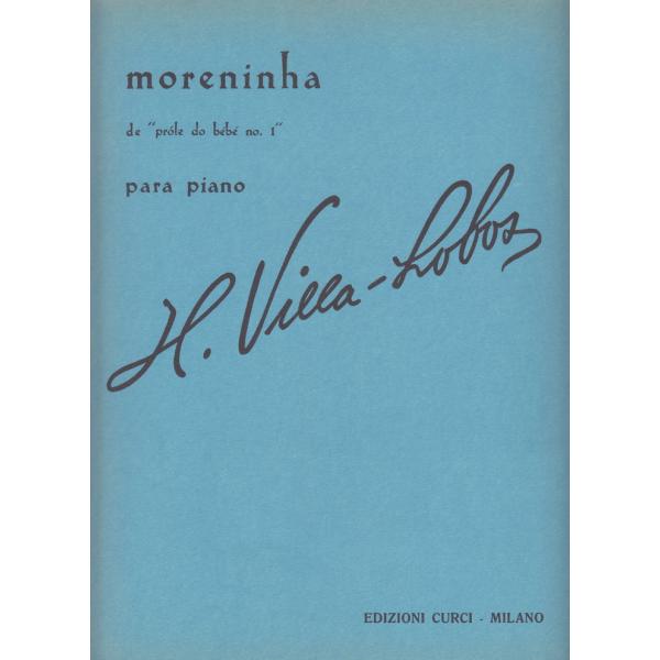 ピアノ 楽譜 ヴィラ＝ロボス | 小麦色の娘(張りぼての人形) 「赤ちゃんの一族 第1組曲」よりNo.2 | Moreninha de "Prole do Bebe no.1" | 古い出版物で入荷時より色あせ、色やけ等ございます。予めご了...