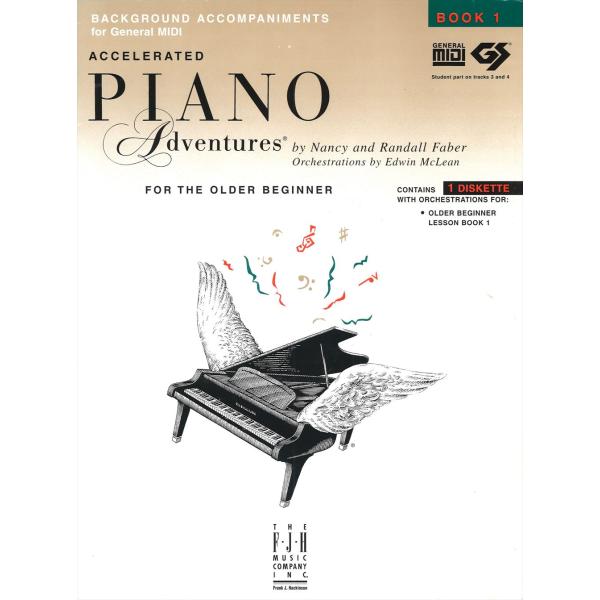 ピアノ 楽譜 フェイバー | Accelerated Piano Adventures Lesson Book MIDI - Book 1 | Accelerated Piano Adventures for the Older Beginner