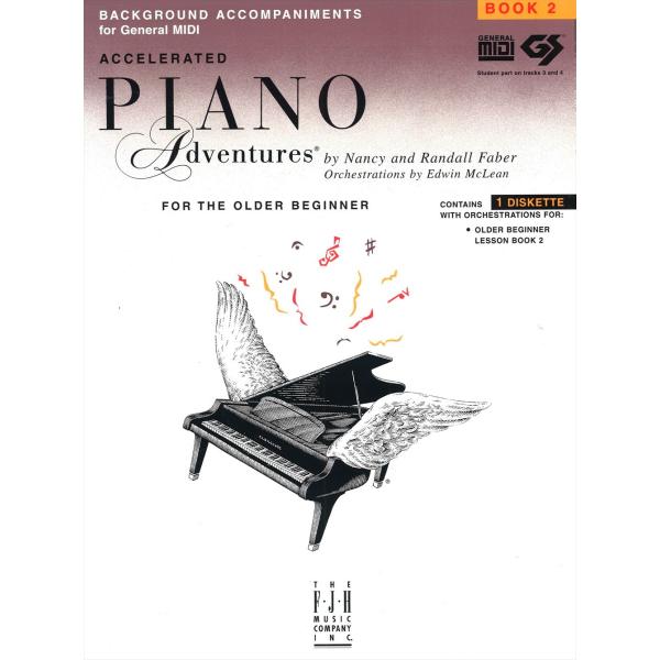 ピアノ 楽譜 フェイバー | Accelerated Piano Adventures Lesson Book MIDI - Book 2 | Accelerated Piano Adventures for the Older Beginner