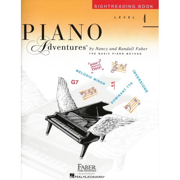 ピアノ 楽譜 フェーバー | ピアノ・アドヴェンチャーズ　サイトリーディングブック　レベル 4 | Piano Adventures Sightreading Book　Level 4 | ※入荷時よりわずかですが、ダメージがございます。ご...