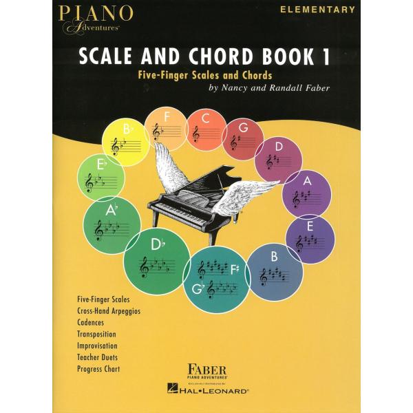 ピアノ 楽譜 フェーバー | [英語版]ピアノ・アドヴェンチャーズ　スケール＆コードブック1 | [英語版]Piano Adventures Scale and Chord Book 1 | [英語版]こちらの商品は英語版です。※入荷時より...