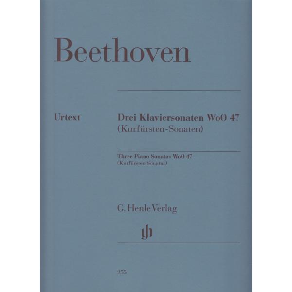 ピアノ 楽譜 ベートーヴェン | ピアノソナタ （選帝侯ソナタ）WoO47 | 3 Klaviersonaten WoO47 [Kurfurstensonaten] | 3 Piano Sonatas WoO47 [Kurfursten] ...