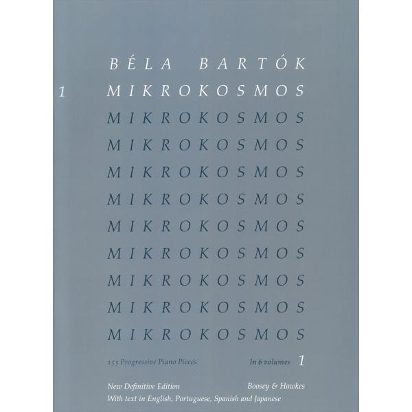 ピアノ 楽譜 バルトーク | ミクロコスモス 第1巻 (日本語付) | Mikrokosmos Vol.1 No.1-36 | 全6巻(153曲) 1987年改定決定版153 PROGRESSIVE PIANO PIECES NEW DIF...
