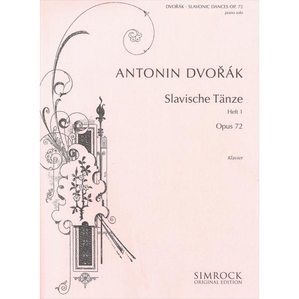 ピアノ 楽譜 ドヴォルジャーク | スラヴ舞曲 作品72 1巻(1〜4番) | Slavonic Dances Op.72  Band 1(1-4) | ※表紙の色・デザインは予告なく変更されることがあります。あらかじめご了承下さいませ。