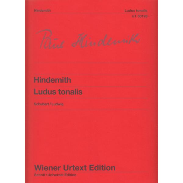 ピアノ 楽譜 ヒンデミット | ルードゥス・トナリス | Ludus tonalis (1942) | Wiener Urtext Edition(ウィーン原典版)1989年第3版序文・校訂報告書付(独英のみ日本語無)ヒンデミットの代表的な...