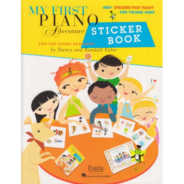 ピアノ 楽譜 フェイバー | [英語版]マイ・ファースト・ピアノ・アドヴェンチャー　ステッカーブック | [英語版]My First Piano Adventure Sticker Book | マイ・ファースト・ピアノ・アドヴェンチャーと...
