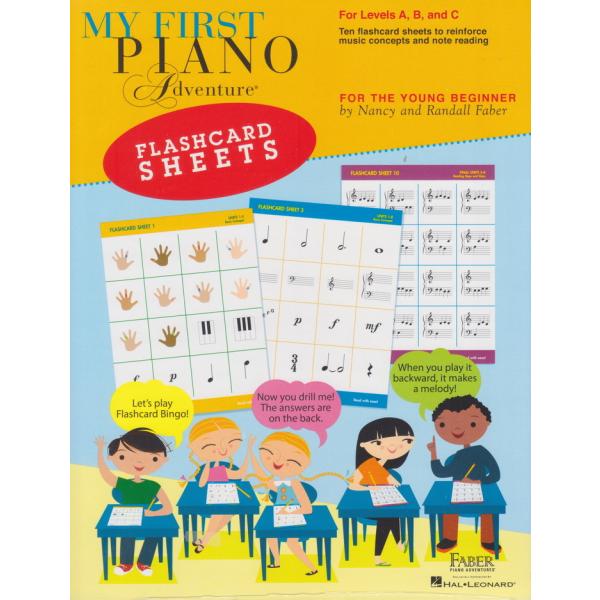 ピアノ 楽譜 フェイバー | マイ・ファースト・ピアノ・アドヴェンチャー　フラッシュカード・シート | My First Piano Adventure Flashcard Sheets |