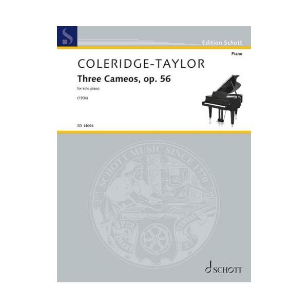 ピアノ 楽譜 コールリッジ＝テイラー | 3つのカメオ 作品56 | Three Cameos op.56 |
