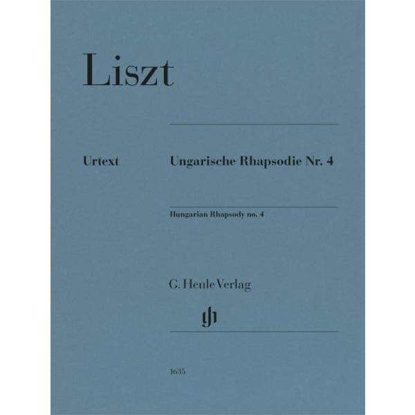 ピアノ 楽譜 リスト | ハンガリー狂詩曲 第4番 | Ungarische Rhapsodie Nr.4 | Preface:Maria Eckhardt