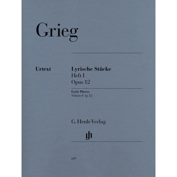 ピアノ 楽譜 グリーグ | 抒情小品集 第1集 作品12 | Lyrische Stucke Heft 1 Op.12 | Lyric Pieces Volume I Op.12 　　Henle Urtext （ヘンレ原典版）