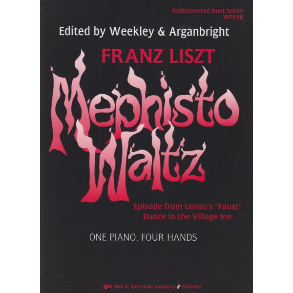 ピアノ 楽譜 リスト | Mephisto Waltz Episode from Lenau's "Faust" Dance in the Village Inn (1P4H) | ※Kjosの楽譜は入荷時よりわずかですが状態が悪いことがご...