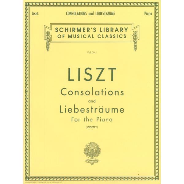 ピアノ 楽譜 リスト | コンソレーションと愛の夢 | Consolations and Liebestraume |