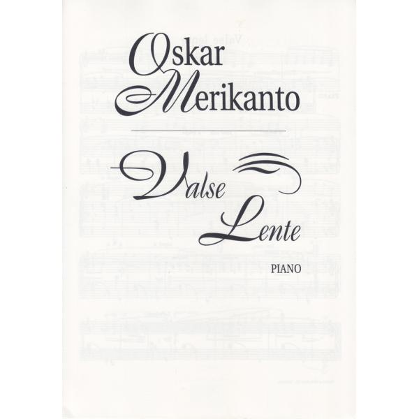 ピアノ 楽譜 メリカント | ゆるやかなワルツ | VALSE LENTE | ※入荷時より表紙に少々折れ・汚れ・傷がございます。あらかじめご了承くださいませ。