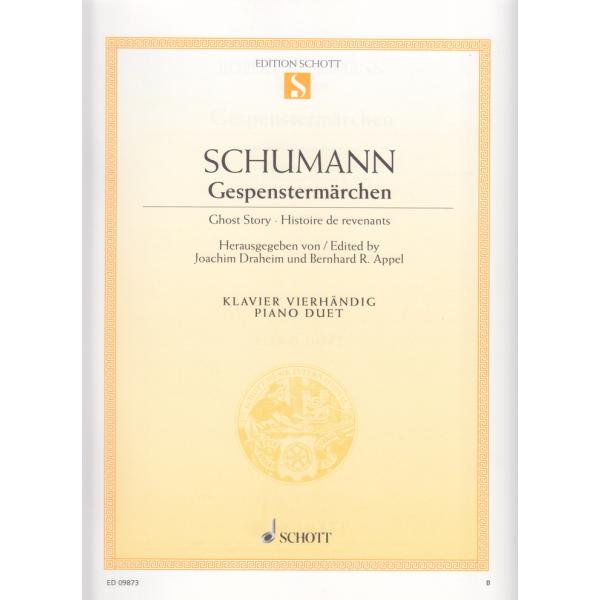 ピアノ 楽譜 シューマン | おばけの話　(1台4手) | Gespenstermarchen Op.85-11(1P4H) |  Ghost Story / Histoire de revenants小さな子供と大きな子供のための12の連...