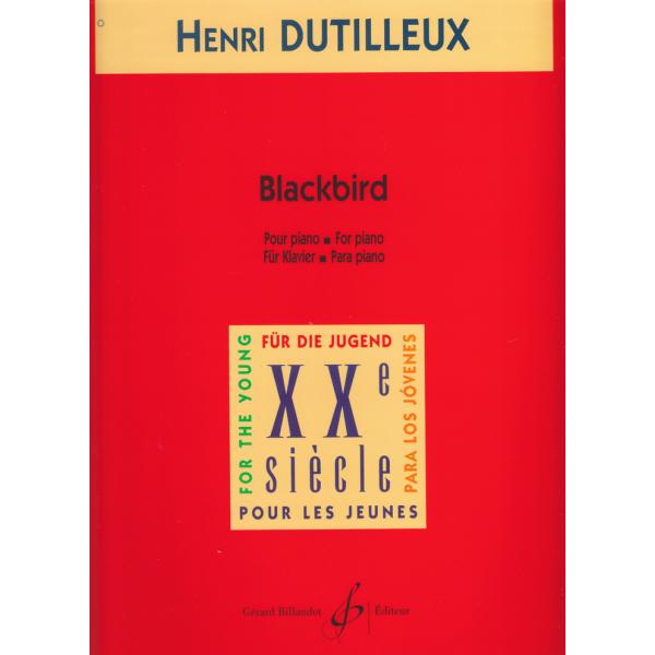 ピアノ 楽譜 デュティユー | ブラックバード | Blackbird |