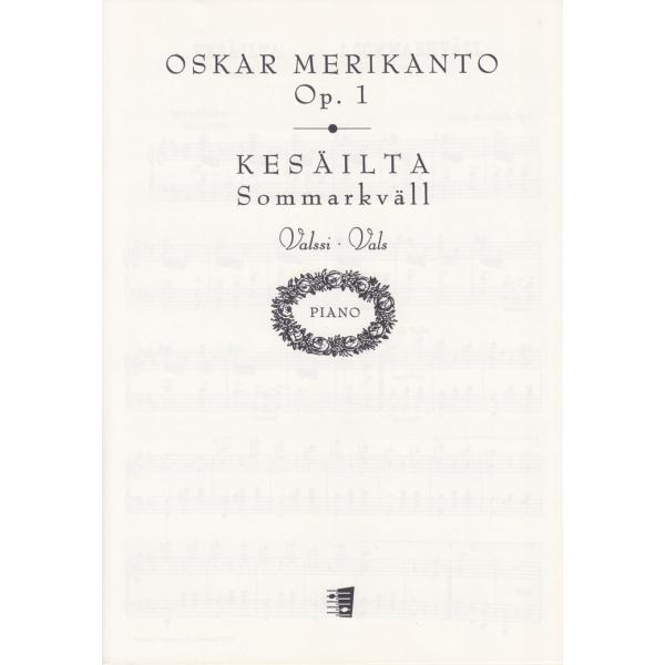ピアノ 楽譜 メリカント | 夏の夜のワルツ　作品1  | KESAILTA Sommarkvall Valssi Op.1 |