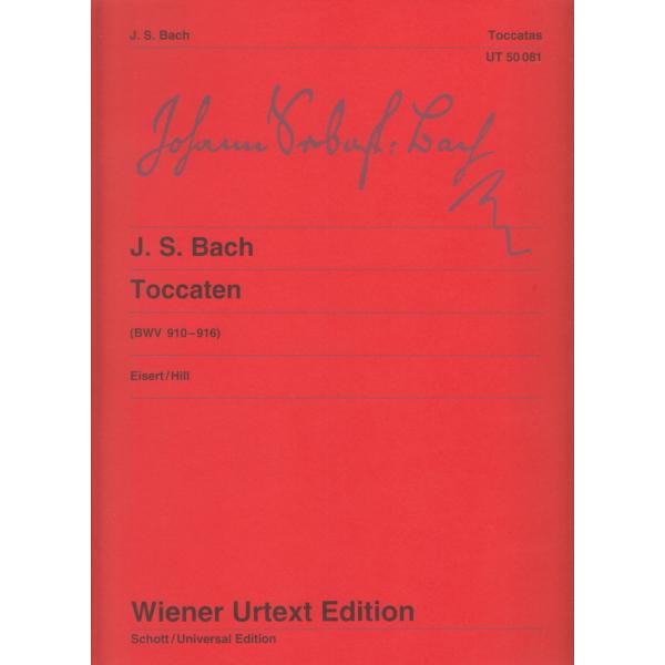 ピアノ 楽譜 バッハ | トッカータ集(BWV910-916) | Toccaten (BWV910-916) | Wiener Urtext Edition（ウィーン原典版）2000年第2版序文・校訂報告書付(独英のみ日本語無)