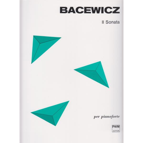 ピアノ 楽譜 バツェヴィチ | ソナタ 第2番 | Sonata NO.2 | Bacewicz(バツェヴィチ　1909-1969)：ポーランド。ポーランドで最初に有名になった女性作曲家であり、ヴァイオリニスト。ワルシャワ音楽院からエキエル...
