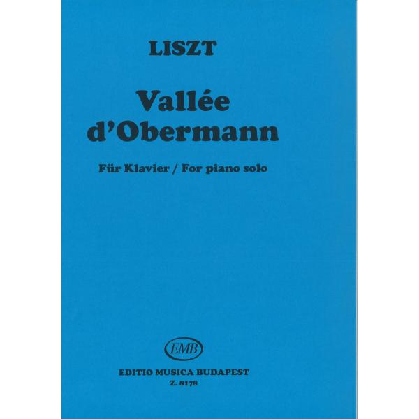 ピアノ 楽譜 リスト | オーベルマンの谷〜巡礼の年第1年より（新リスト全集から） | Vallee d’Obermann | 新リスト全集　1/6　巡礼の年第1年「スイス」からの抜粋