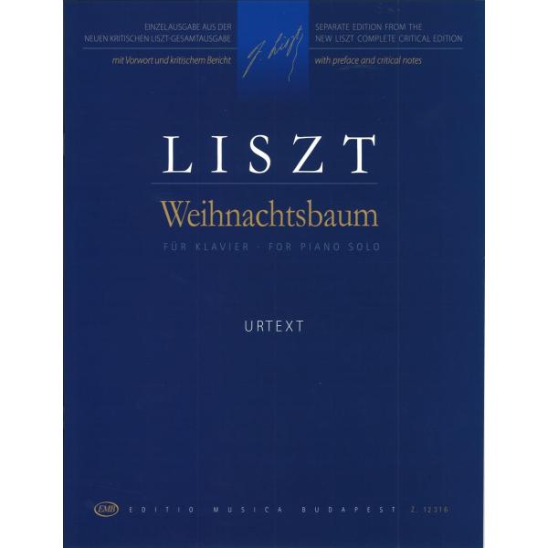 ピアノ 楽譜 リスト | クリスマス・ツリー（新リスト全集から）原典版 | Weihnachtsbaum | Christmas Tree新リスト全集　連作集からの単品