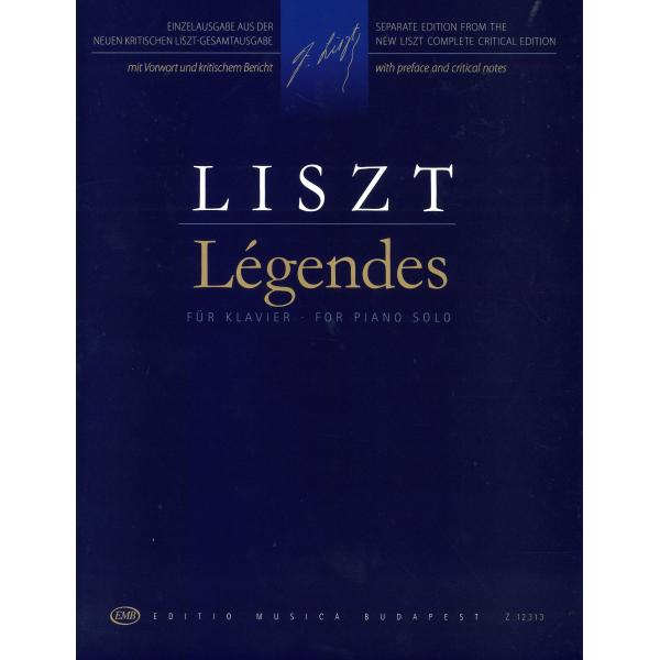 ピアノ 楽譜 リスト | 伝説 （新リスト全集から） | Legendes | 新リスト全集　連作集からの単品※ほんのわずかですが入荷時より角折れ、小傷がございます。あらかじめご了承くださいませ