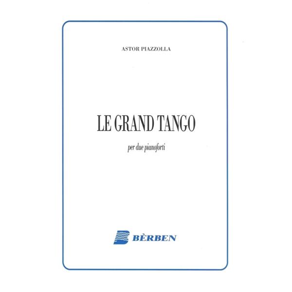 ピアノ 楽譜 ピアソラ | ル・グラン・タンゴ　(2台4手編曲) | Le Grand Tango(2P4H) | 世界的チェリスト、ロストロポーヴィチに捧げられた名曲、「グラン・タンゴ」の2台4手版。壮大で哀愁を帯びたこの曲は何度聴いても...