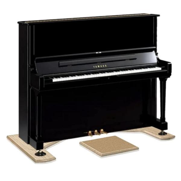 カラー：ナチュラル材質：MDF材、木目調塩化ビニール化粧フィルム[ペダル板上部カーペット対応部分]ポリプロピレン100％、塩化ビニール[PSB-S2底部]ホワイトキューオン(再生ポリエステル)サイズ：[ピアノ本体対応ボード]幅50cm(手前...