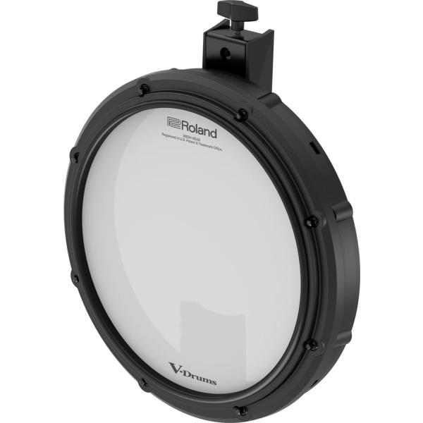 パッドサイズ：12インチトリガー：2（ヘッド、リム）取り付け可能ロッド径：9.0〜13.0mm取り付け可能パイプ径：非対応付属品：接続ケーブル、ドラム・キー、ノブ・ボルト、取扱説明書、保証書別売品：パッド・マウント（MDH シリーズ）、ドラ...