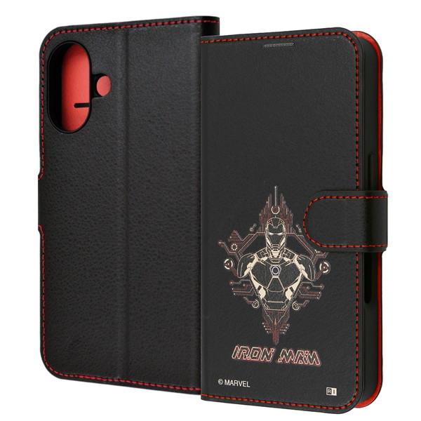 カードが入れられる大容量な収納ポケット。軽量で薄く持ち運びしやすい。動画視聴などに便利なスタンド機能付き。ケースの蓋を閉じたまま通話が可能。『 アイアンマン 』 アイアンマン ( IRON MAN )( Tony Stark )( トニー・...