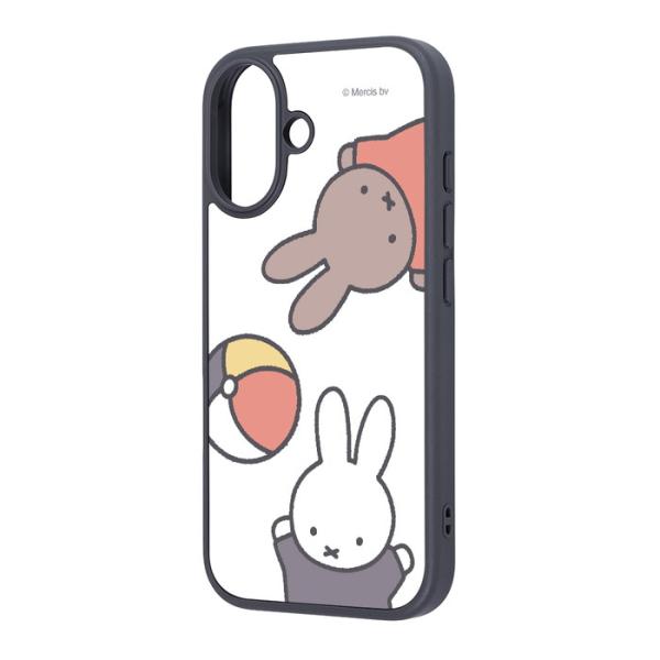 Illustrations Dick Bruna ? copyright Mercis bv,1953-2025  www.miffy.com表面硬度2Hの背面に可愛いミッフィーとメラニーのデザインをあしらったハイブリッドケース。衝撃に強い...