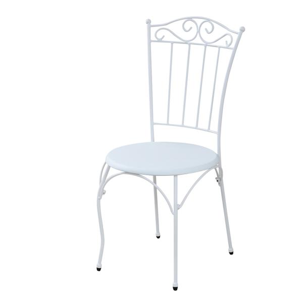 背もたれの曲線が優雅で美しく、甘くなりすぎないのでシンプルなお部屋にもぴったり。