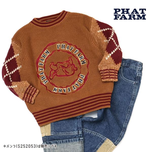 ■カラーブラウン （ 茶色 ）■ブランド名PHAT FARM ファットファーム■サイズ2T 3T 4T■参考寸法(単位：約/cm)サイズ=着丈×身幅×袖丈×肩幅cm2T=40×38×26×323T=42×39×30×33cm4T=43.5×...