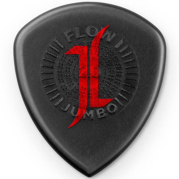 ダンロップ　ジェフ・ルーミス　カスタム・フロー・ジャンボ形状：Flow Jumbo材質：ウルテム厚さ：2.00mm加工：エンボス加工販売単位：1枚「ネヴァーモア」、「アーチエネミー」での活動で知られる米国のメタルギタリスト、Jeff Loo...