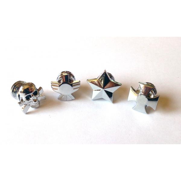 グローバー　Strap Button　Chrome クールなルックスで、ロック式同様にしっかりとストラップを固定します。既存のストラップ・ピンと取り替えるだけで、加工を必要としていません。一回り大きいダイキャスト・ボタンを付属のスクリューで...