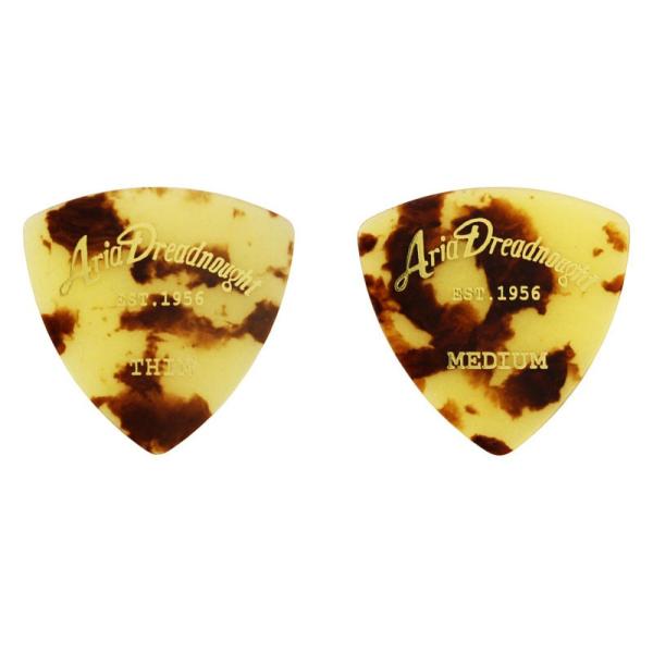 アリアプロIIピック Dreadnought　-Triangle- Pick"Aria Dreadnought"ロゴ入りのピック。形状：トライアングル材質：セルロイド厚み：0.5mm,0.75mm販売単位：1枚0.50 mm P-AD01/...