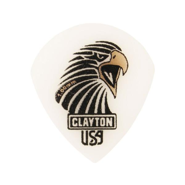 Steve CLAYTON USA Pick Acetal Sharp Teardrop先端形状が従来の形状よりシャープに仕上げられたアセタールピック。鋭いアタックを生み出します。速弾きにもお勧めのピックです。1枚。形状：JAZZ型材質：ア...