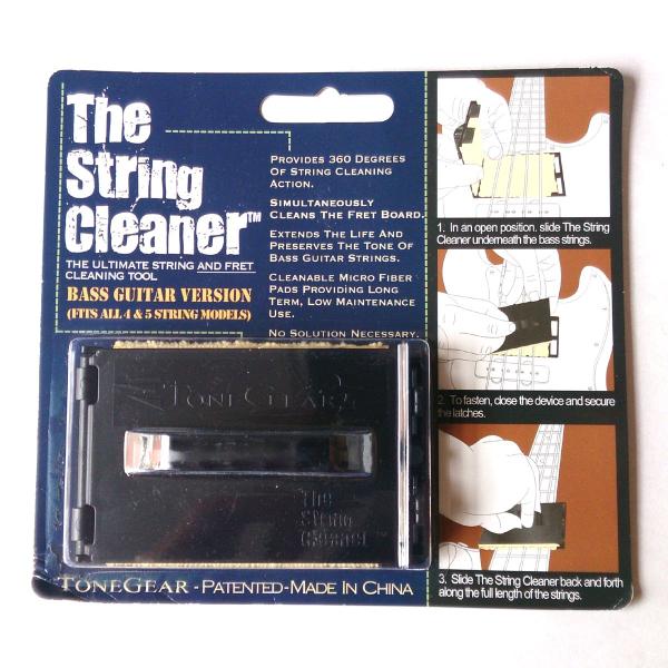 The String Cleaner for Bass TSC-B1弦の裏表を一瞬でクリーニングする画期的アイデア。従来からある液状タイプやウェットティッシュタイプの手間の掛かるものと違い、非常に短時間で弦に付着する汗や汚れをきれいにクリー...