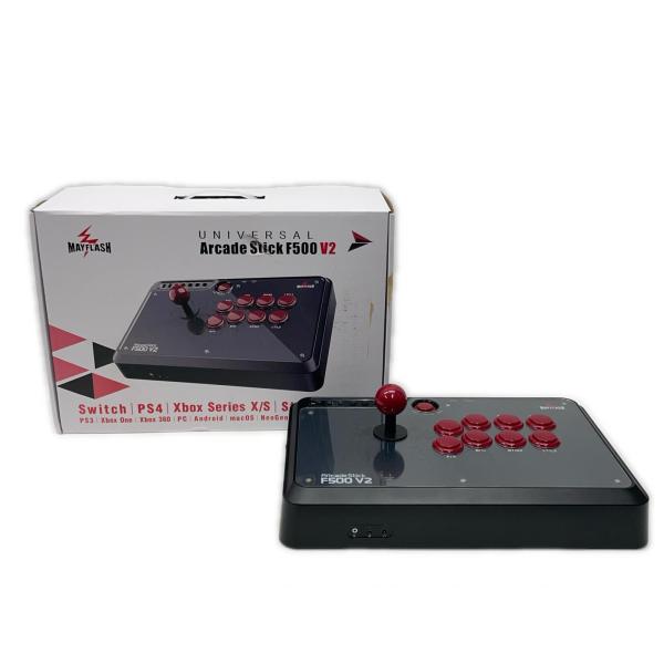 【商品名】コントローラー アーケードスティック　MAYFLASH F500_V2_MAGIC-S_Ultimateセット 【程度】程度B【動作】確認済み